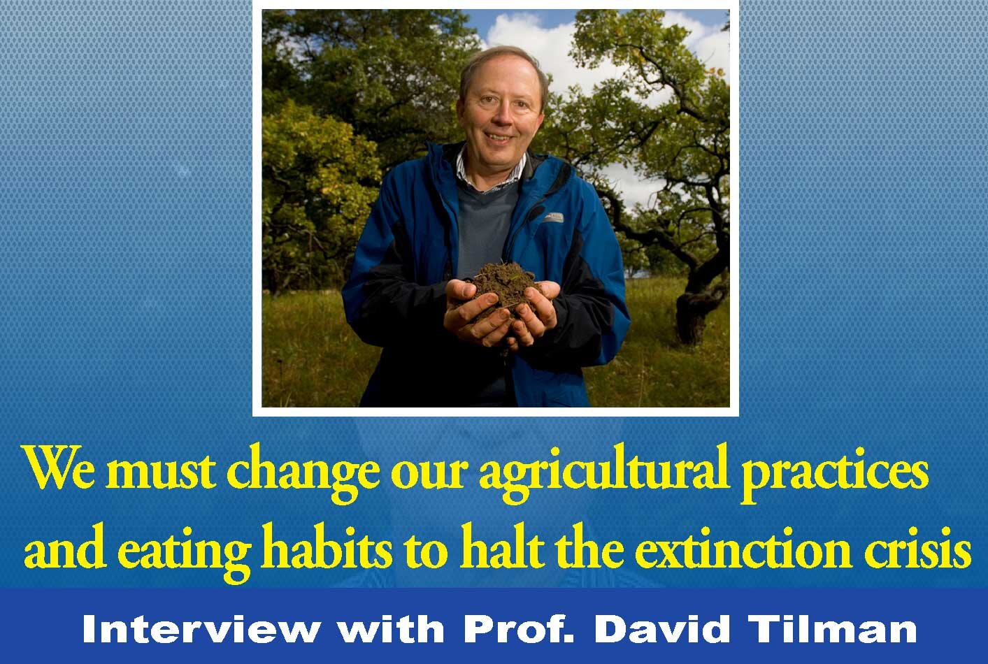 Declining biodiversity: We must change our agricultural practices and ...